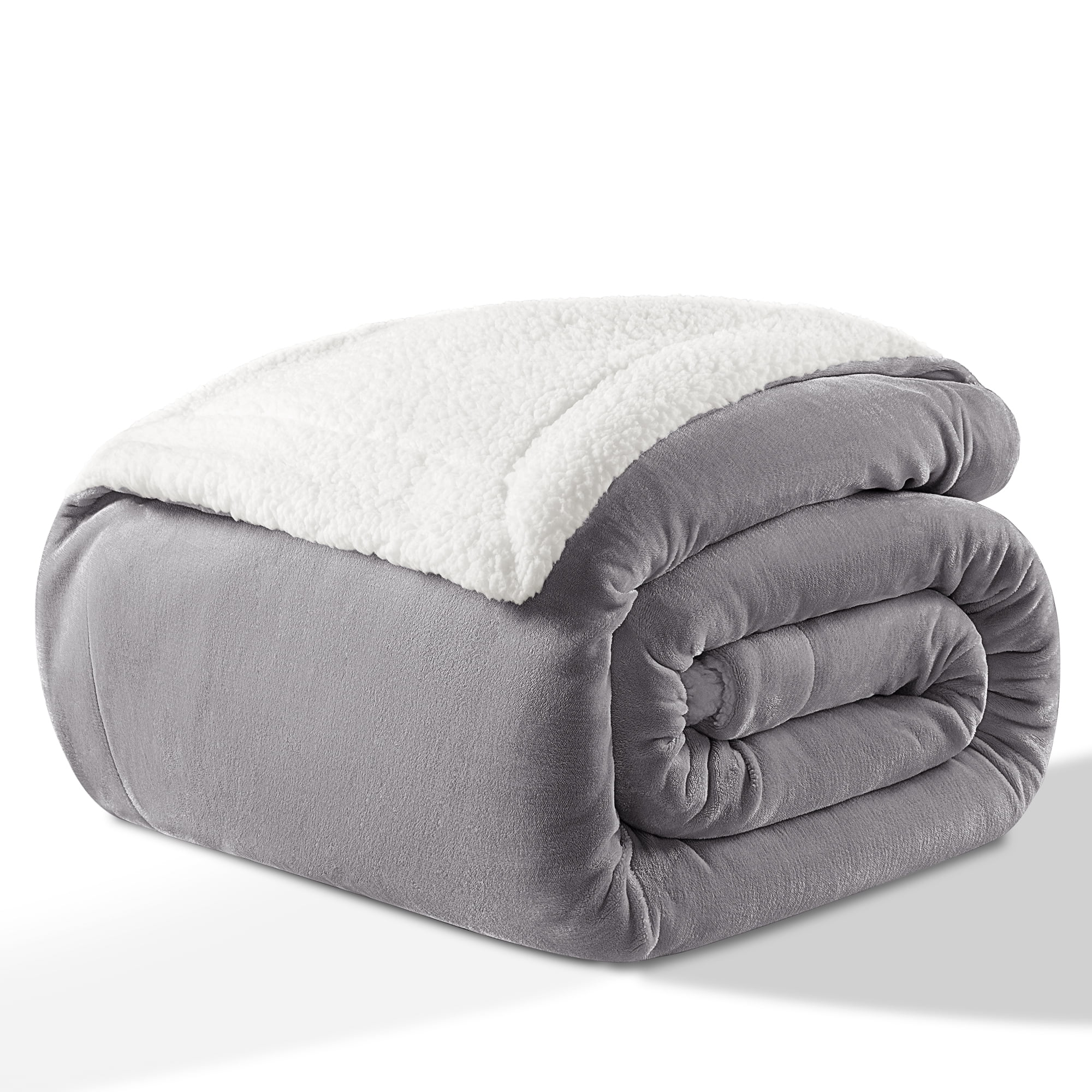 Shilucheng Soft Sherpa Fleece Blanket, Thick Warm Velvet Throw Blanket ...