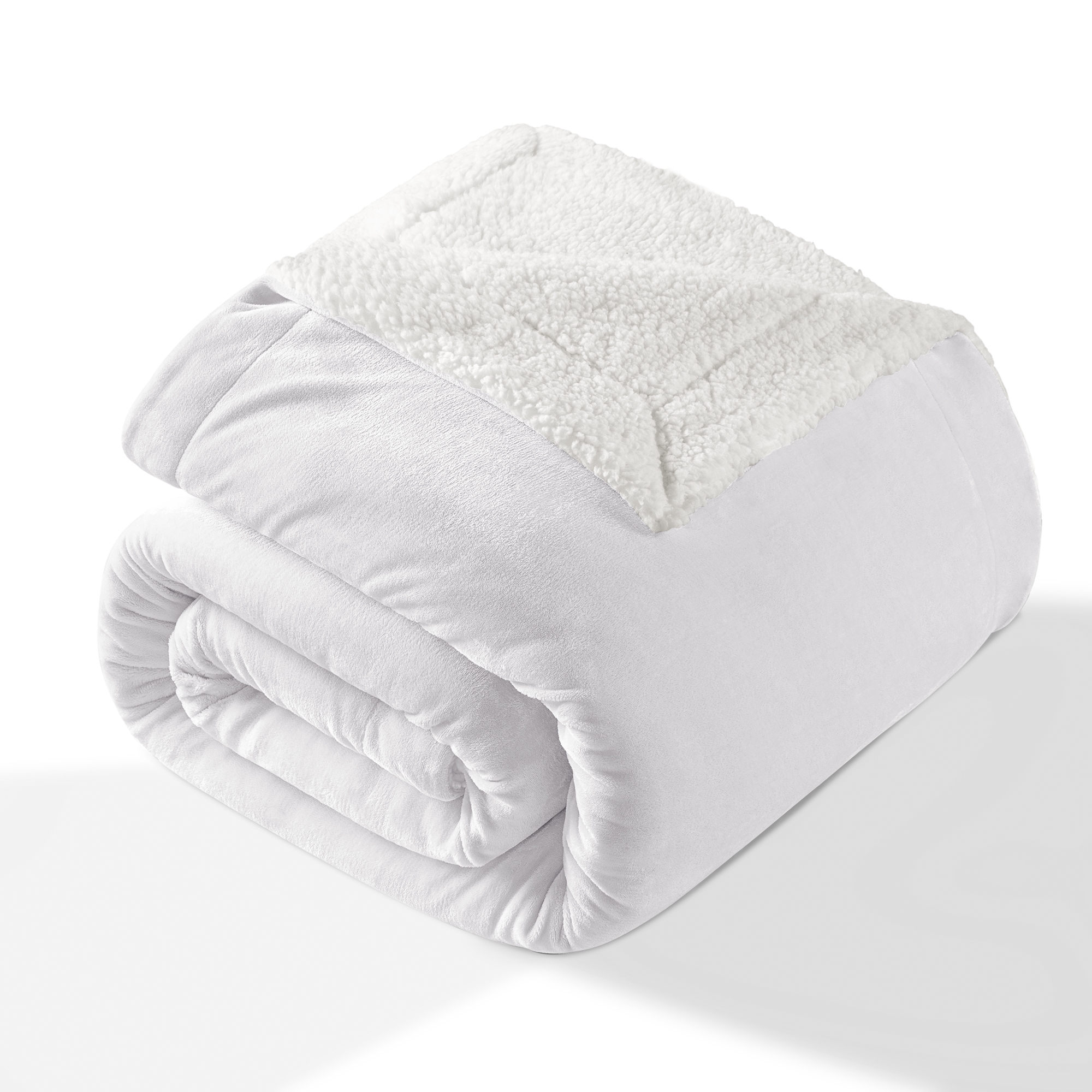 Unique Bargains Soft Flannel Fleece Velvet Blanket Pale Green 60" x 78 ...