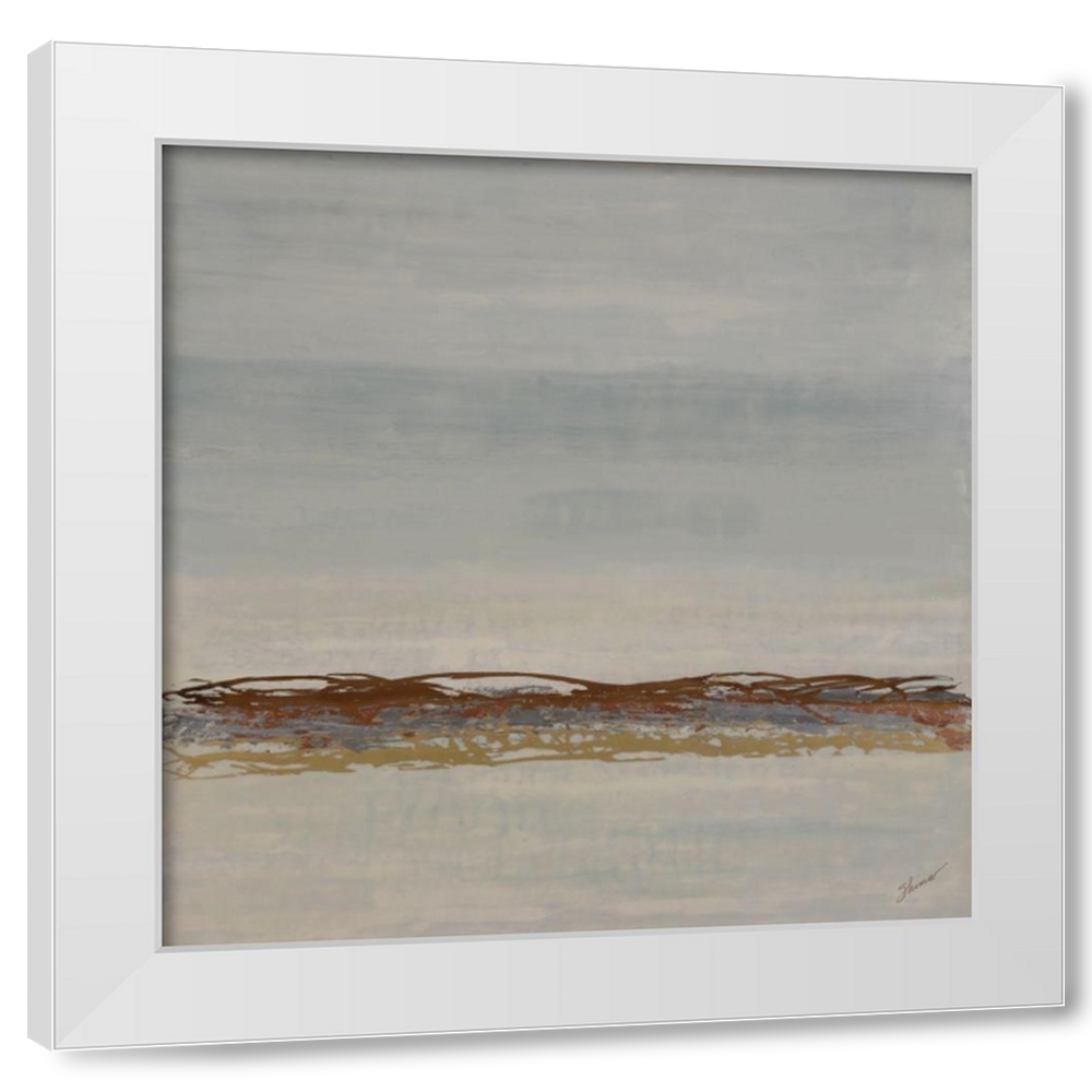 Shima Shanti 4x14 White Modern Wood Framed Wall Art Titled - Harmony of ...