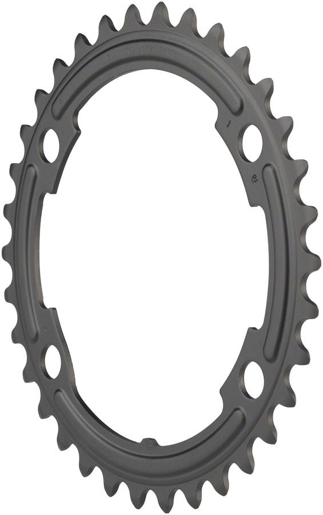 Shimano 105 ST-R7000 Chainring- Black Tooth Count: 34 Chainring BCD ...