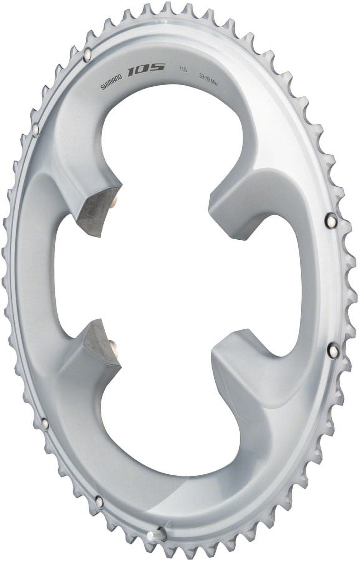 Shimano 105 ST-R7000 Chainring- Silver Tooth Count: 53 Chainring BCD ...