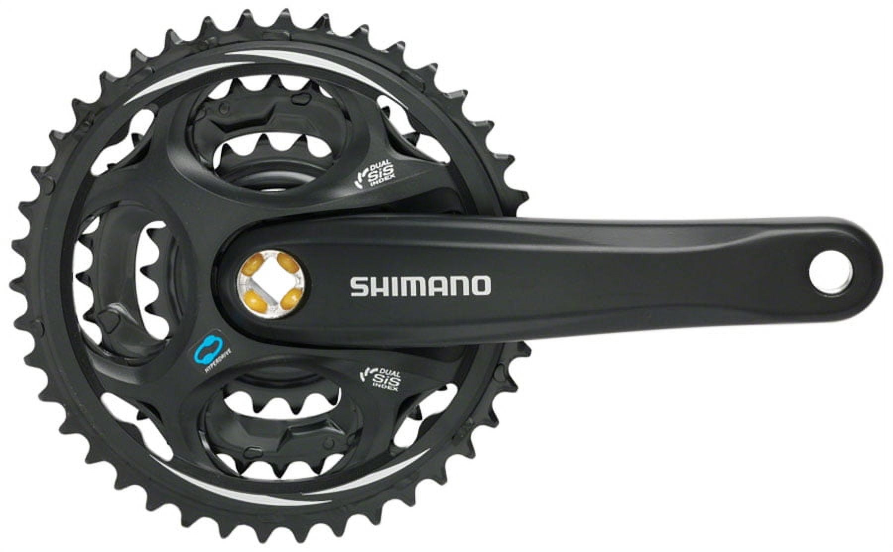 Shimano Altus FC-M311 Crankset - 170mm, 7/8-Speed, 48/38/28t, Riveted, Square Taper JIS Spindle ...