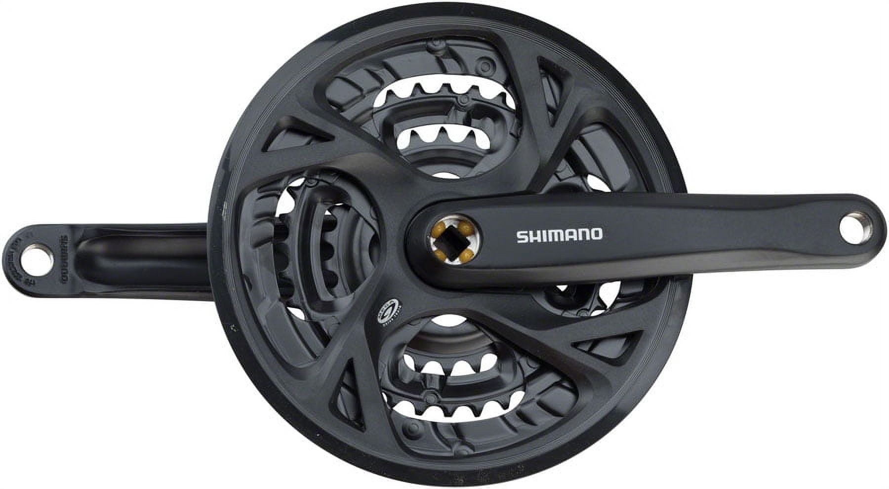 Shimano Altus FC-M371 Crankset 170mm 9-Speed 48/36/26t Riveted Black ...
