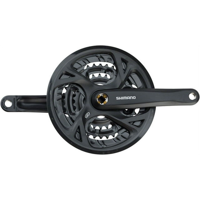 Shimano Altus FC-M371 Crankset 170mm 9-Speed 48/36/26t Riveted Black ...