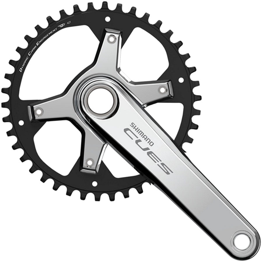 Shimano CUES FC-U6030-1 Crankset - 170mm, 9/10/11-Speed, 42t ...
