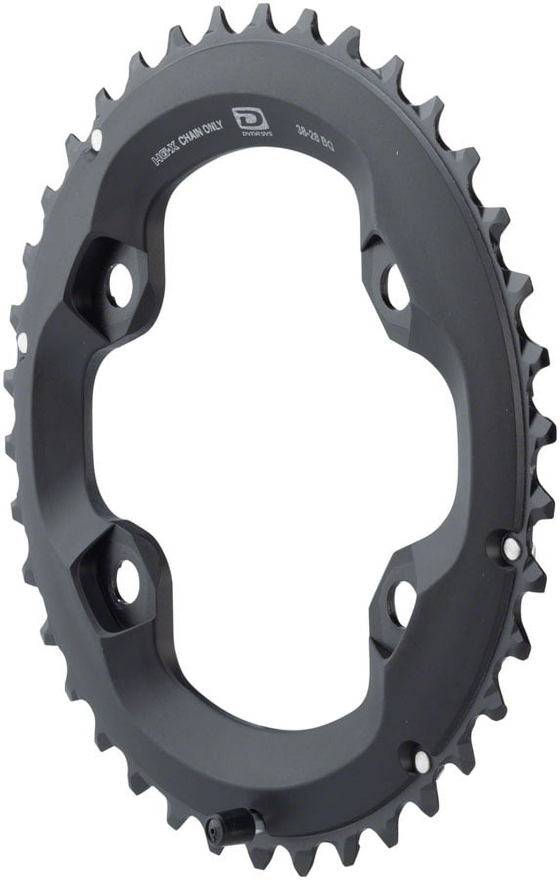 Shimano Deore M6000 10-Speed Chainring- Tooth Count: 38 Chainring BCD ...
