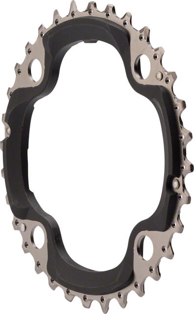 Shimano Deore LX T671 32T 104mm BCD 4 Bolt 10 Speed Alloy Middle Chainring - Walmart.com