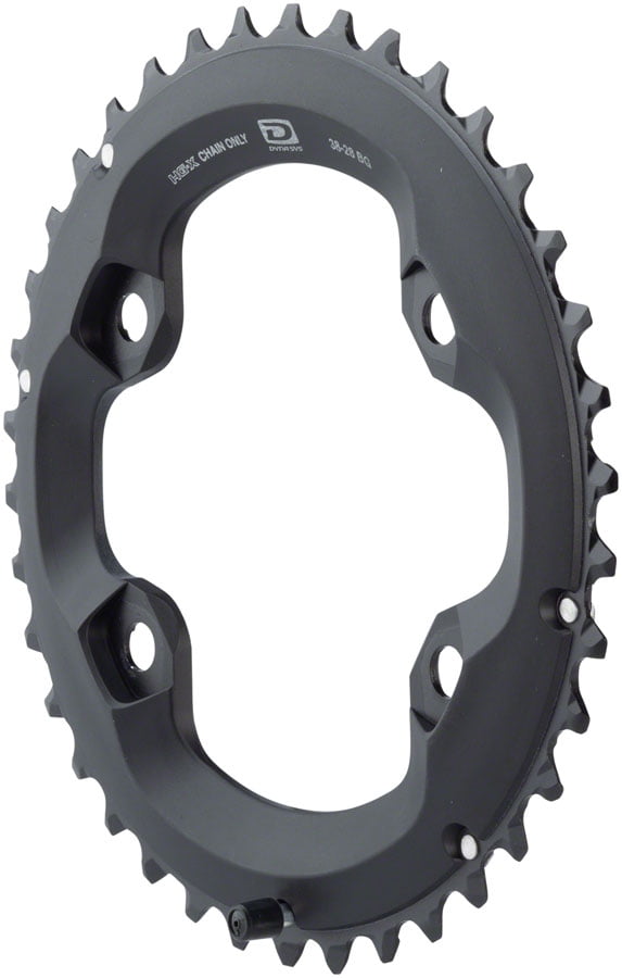 Shimano Deore M6000 10-Speed Chainring- Tooth Count: 36 Chainring BCD: 96 Shimano Asymmetric ...
