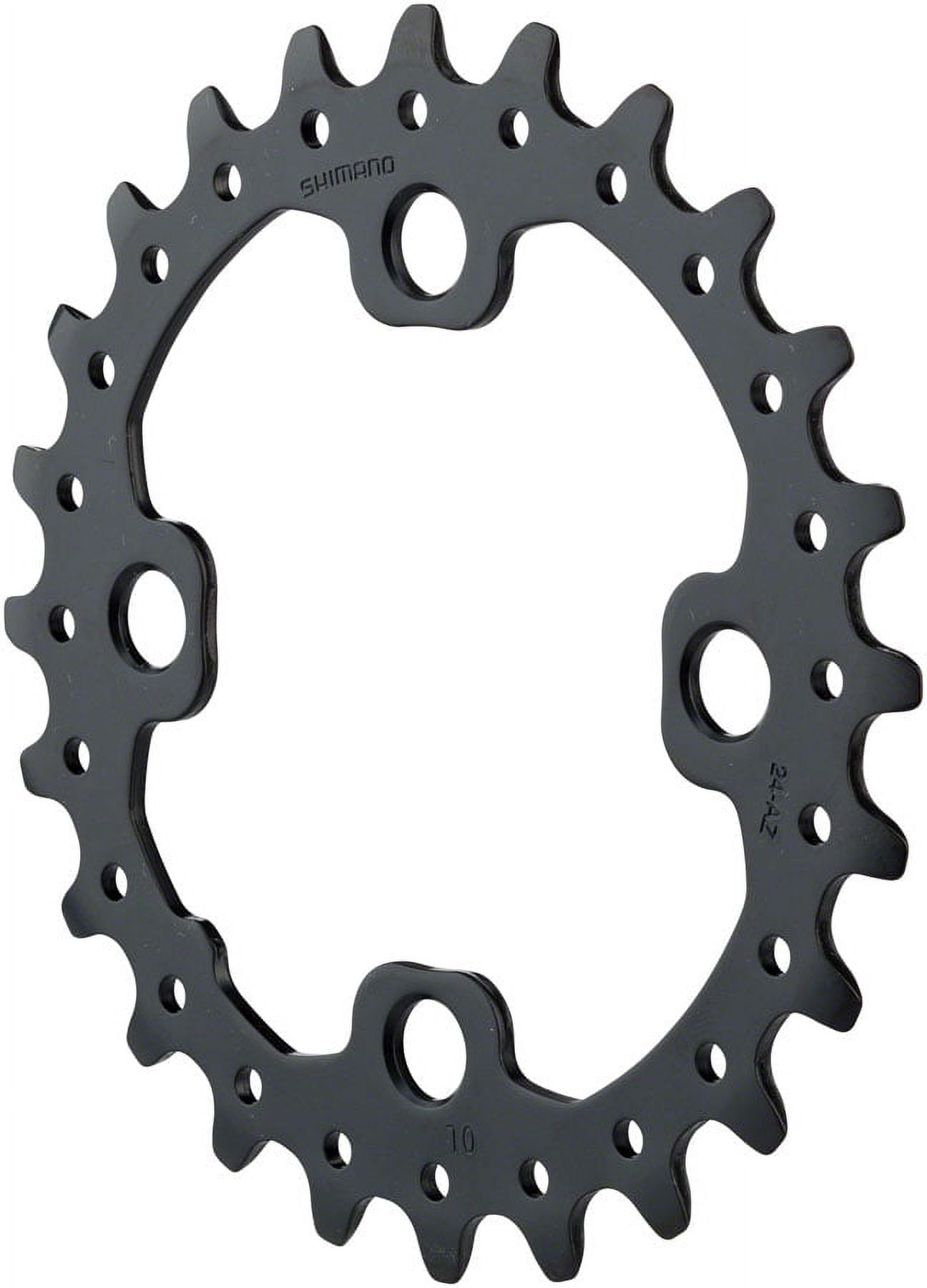 Shimano Deore M617 Chainring - Tooth Count: 24 Chainring BCD: 64 ...