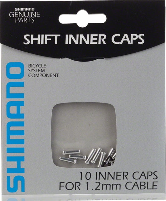 Shimano Derailleur Cable Tips, Box of 10 Bicycle Cable End Crimps ...
