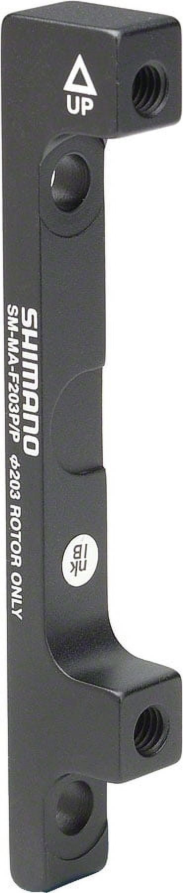 Shimano F203P/P Disc Brake Adaptor for 203mm Rotor, Includes Mounting ...