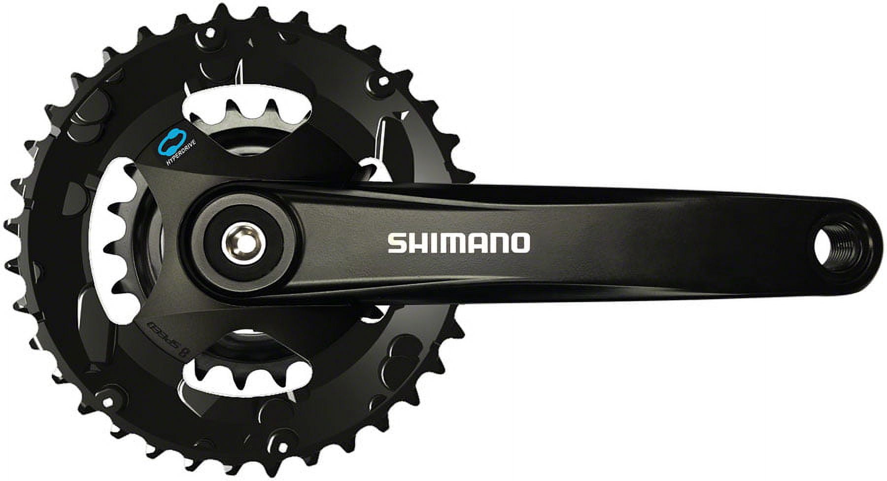 Shimano FC-M315-B2 Crankset - 175mm, 7/8-Speed, Riveted, JIS Square ...