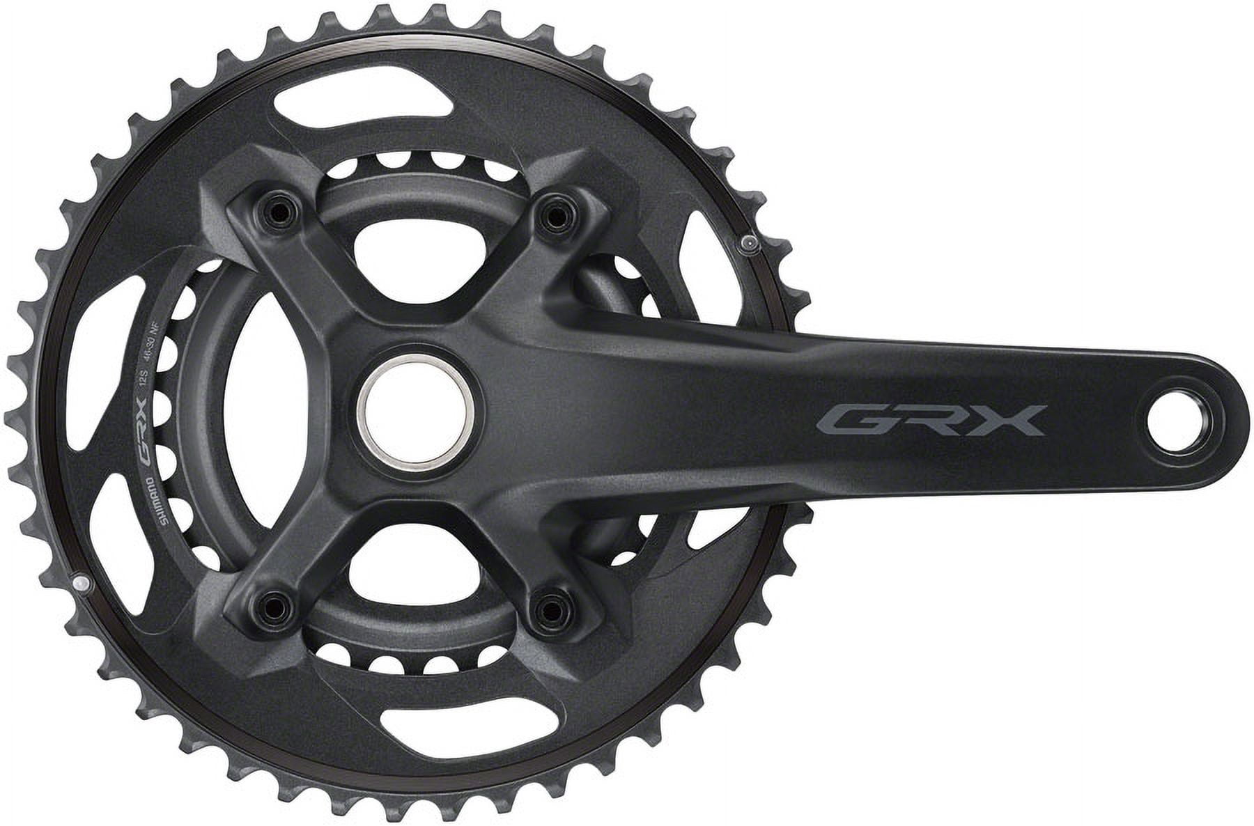 Shimano GRX FC-RX610-2 Crankset - 172.5mm, 12-Speed, 46/30t, 110/80 BCD ...