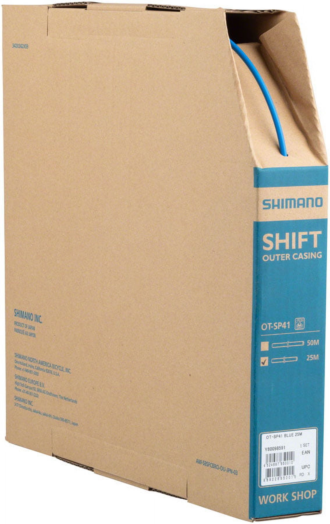 Shimano OT-SP41 Derailleur Housing - 25m, Blue - Walmart.com