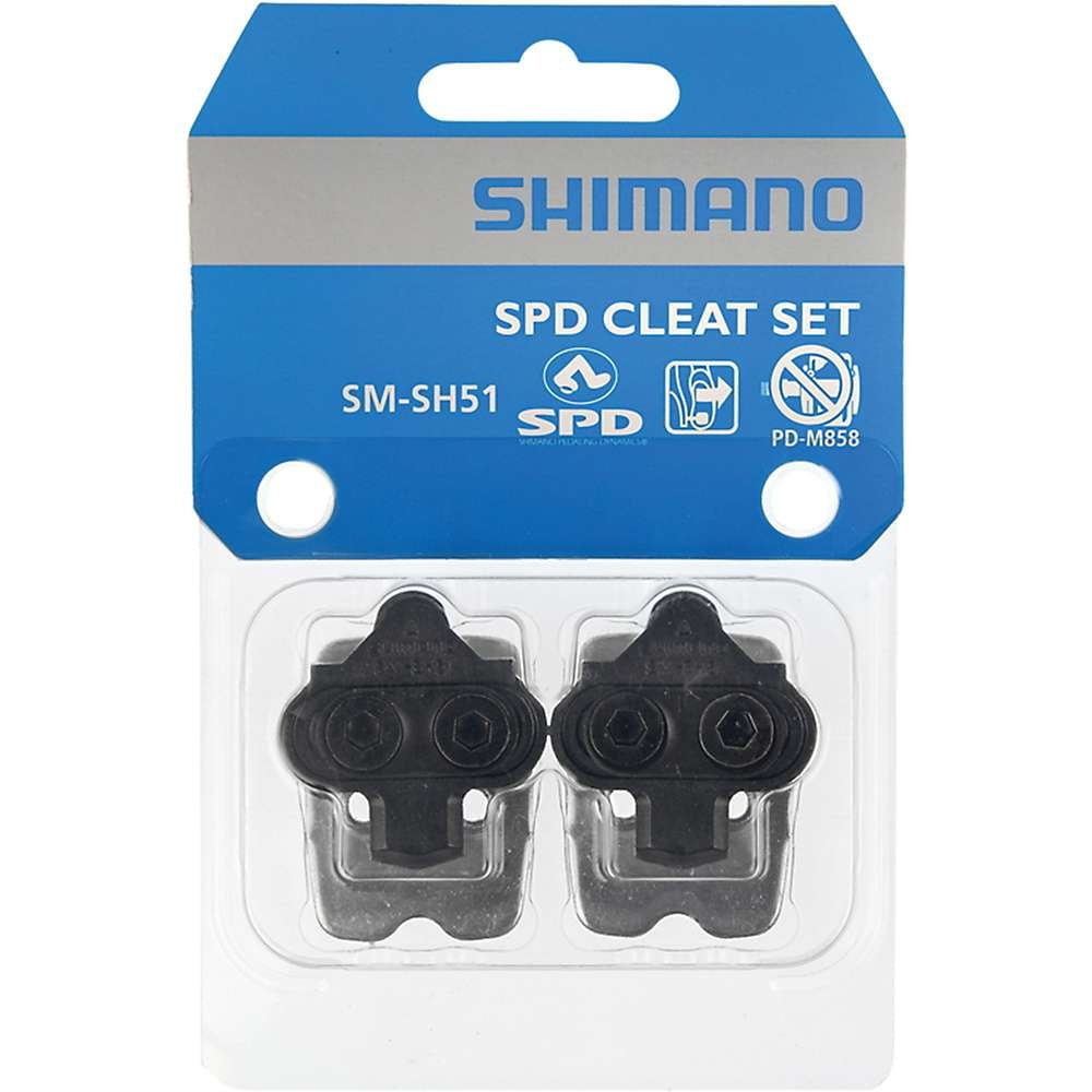 Shimano SM-SH51 Cleat & Nut Set - Single Release - Walmart.com