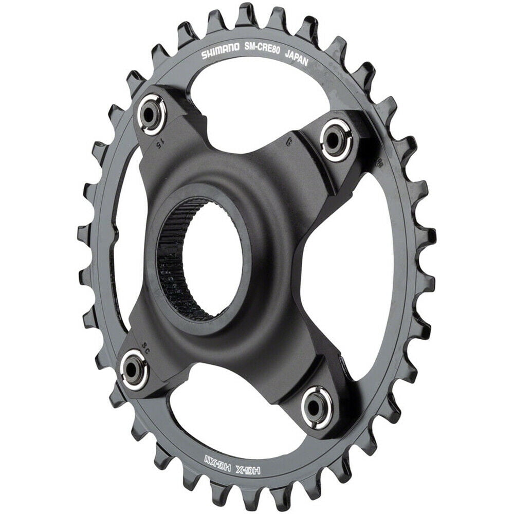 Shimano STEPS SM-CRE80-B Chainring without Chainguide, 53mm Boost ...