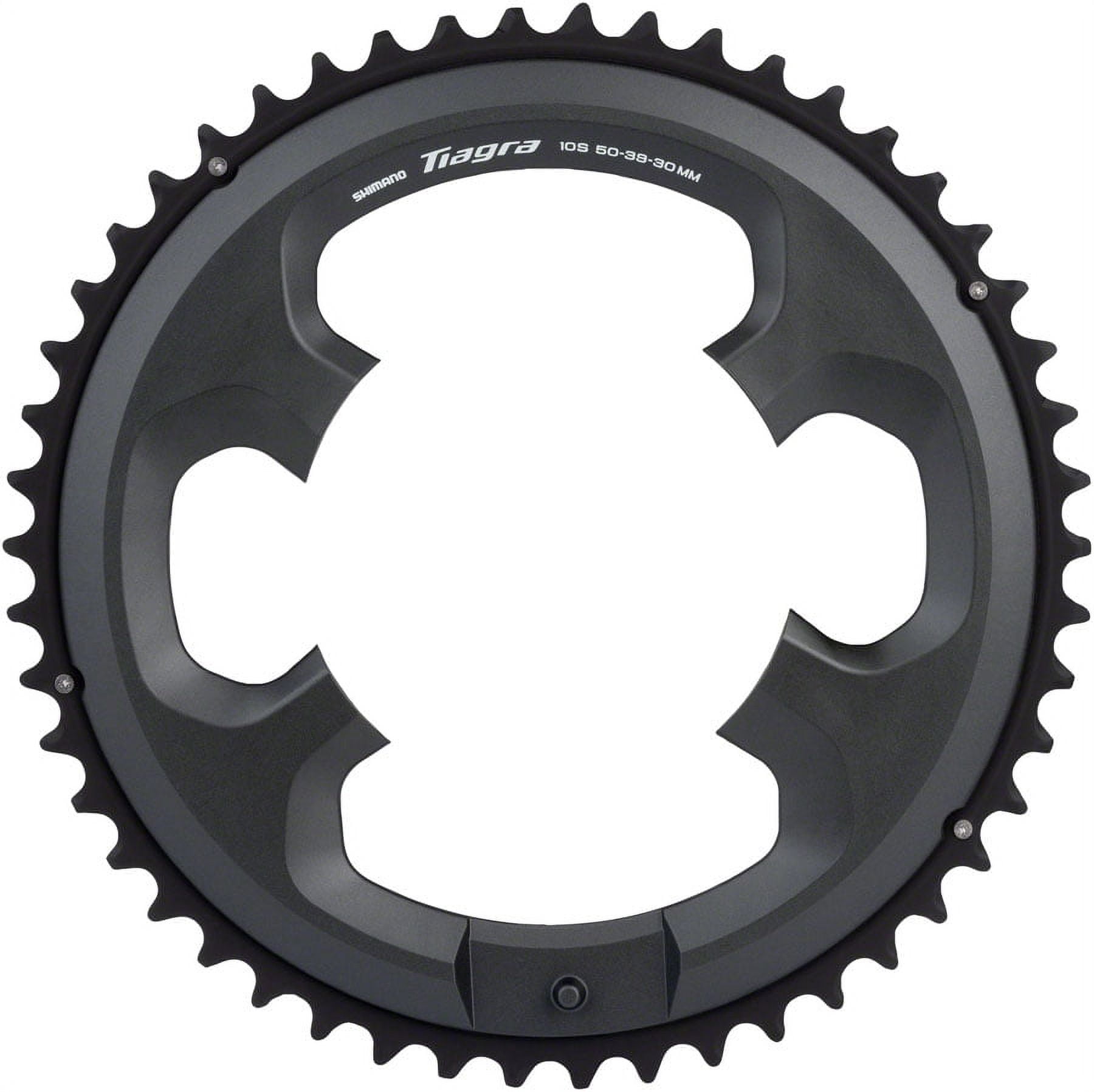 Shimano Tiagra FC-4703 10-Speed Chainring - 50t, Asymmetric 110 BCD ...