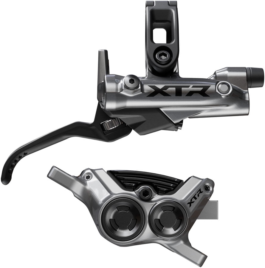 Shimano XTR M9220 Enduro Disc Brake and Lever - Right/Rear, Post Mount, 4-Piston Caliper, SM ...