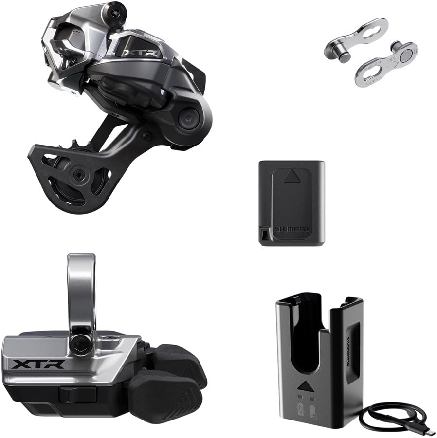 Shimano XTR M9250 Di2 Wireless Upgrade Kit - Includes M9250-GS Rear Derailleur, M9250-R Shifter ...