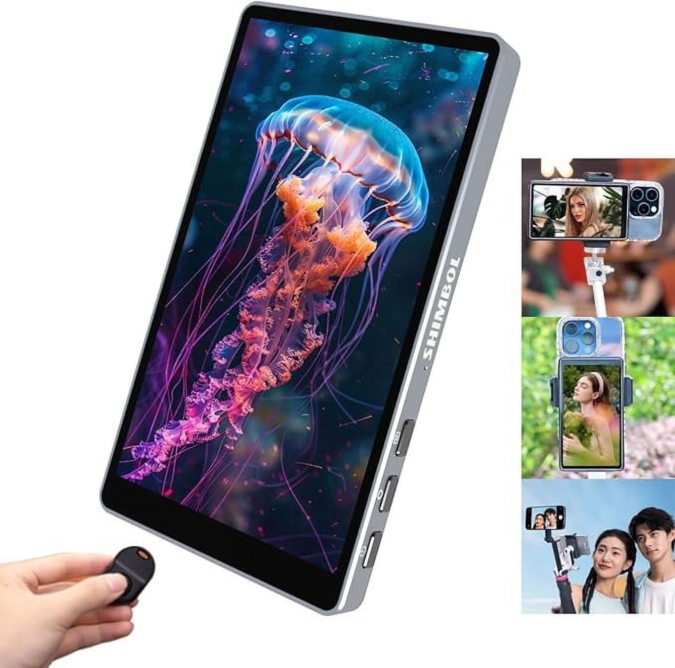 Shimbol CP5 Selfie Monitor 5" FHD Touch Screen Rear Camera 1080P Phone ...