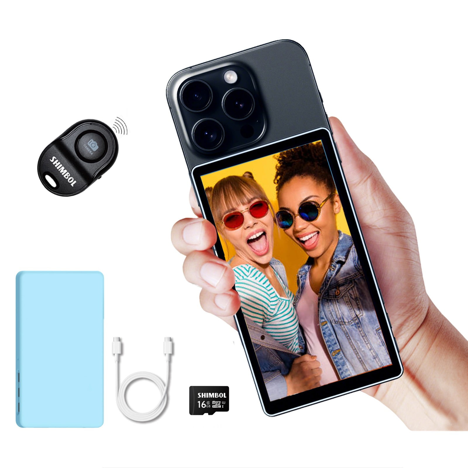 Shimbol Snambol CP5 5" Touch Screen Rear Camera Selfie Monitor Alloy ...