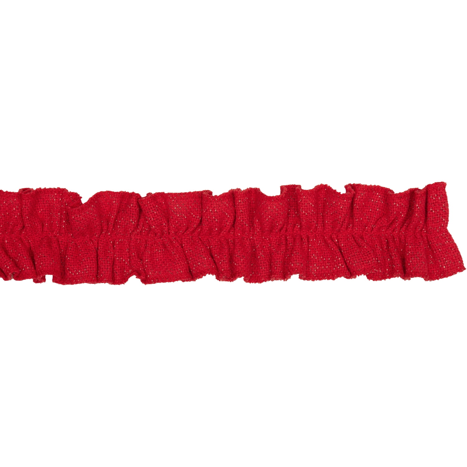 Shimmer Burlap Red Garland Set of 3 9ft - Walmart.com
