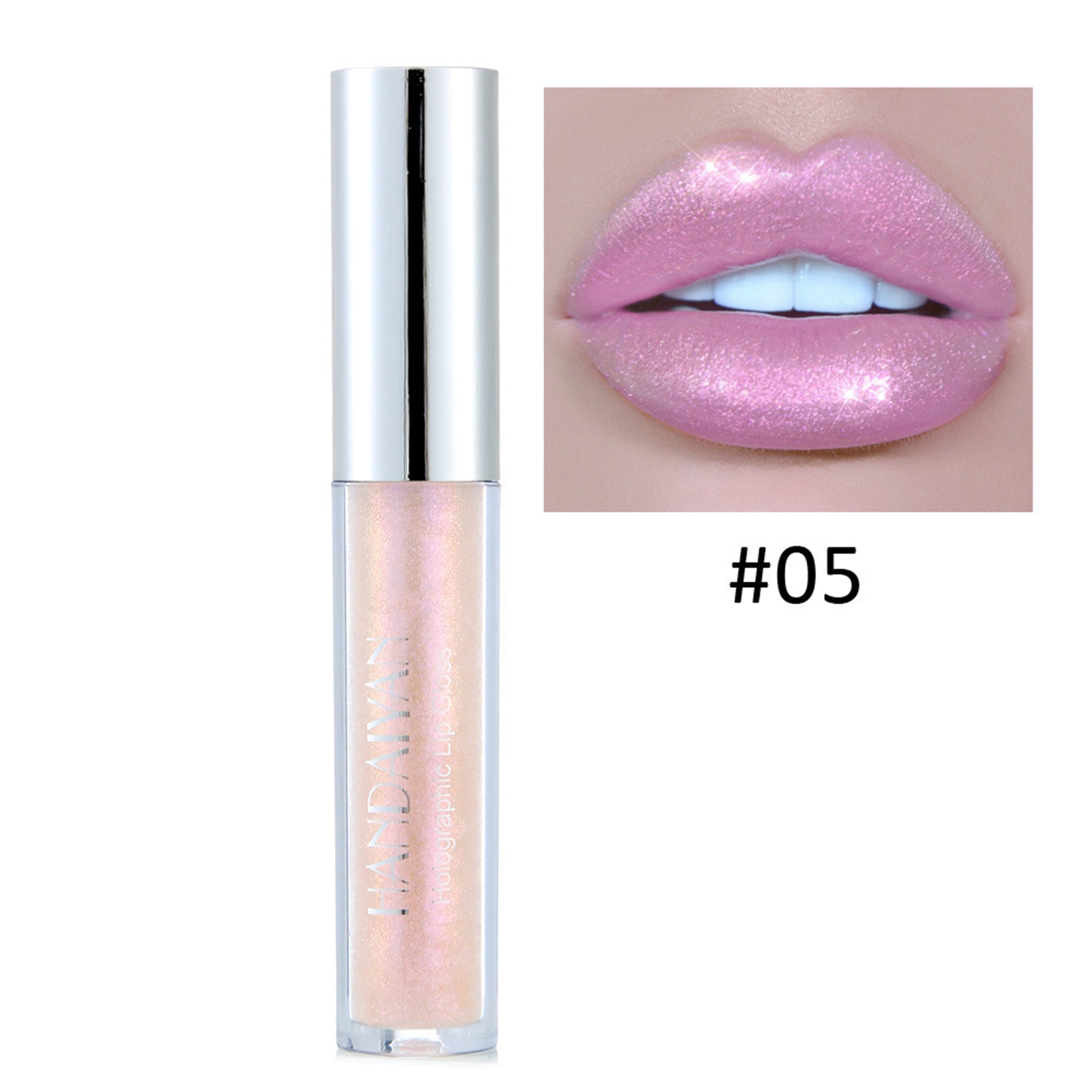 Shimmer Mermaid Lip Gloss Long Lasting Shiny Glitter Liquid Lipstick ...