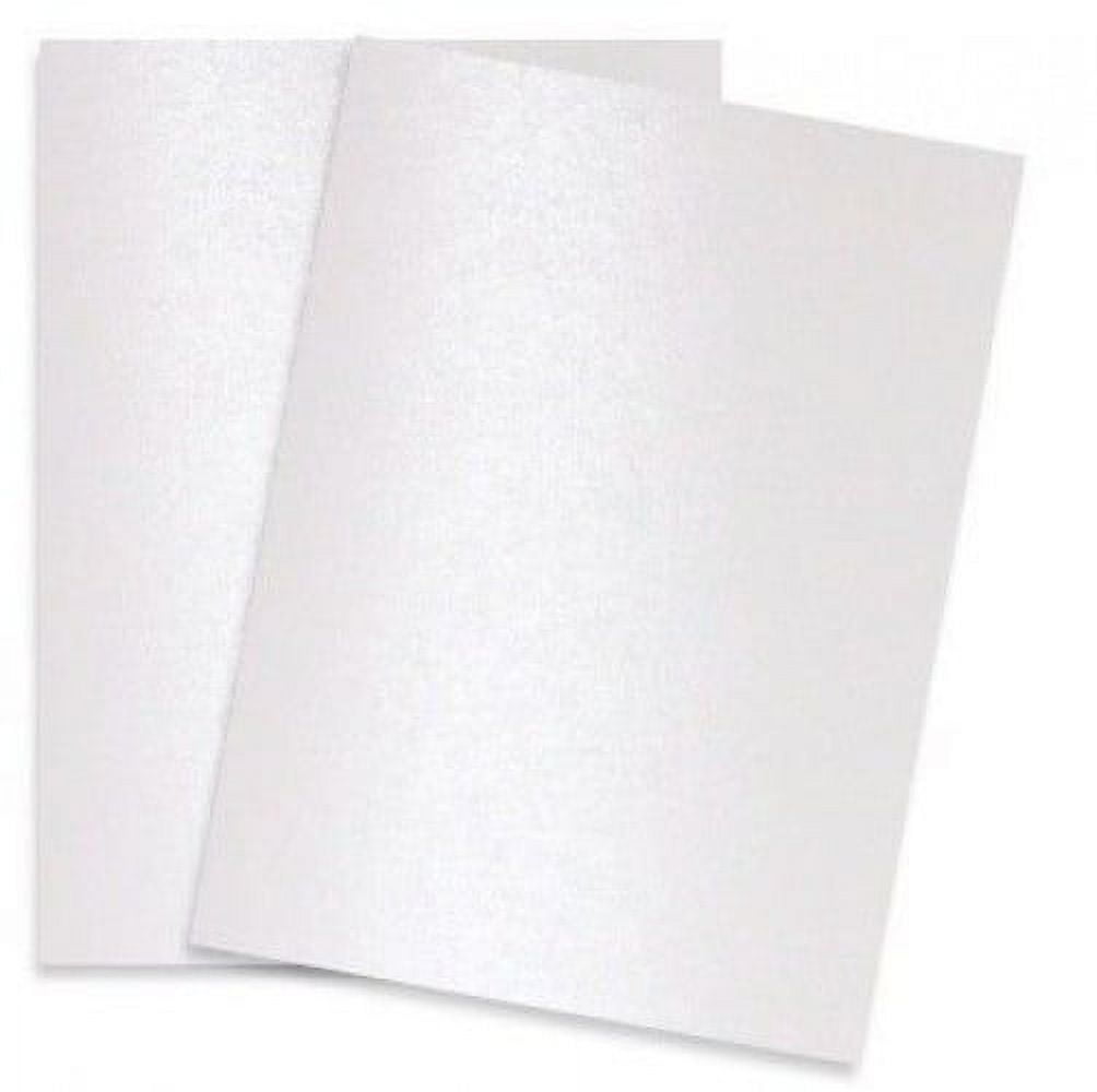 Shimmer Pure White [PaperPapers] 8.5X11 Multipurpose Metallic Paper ...