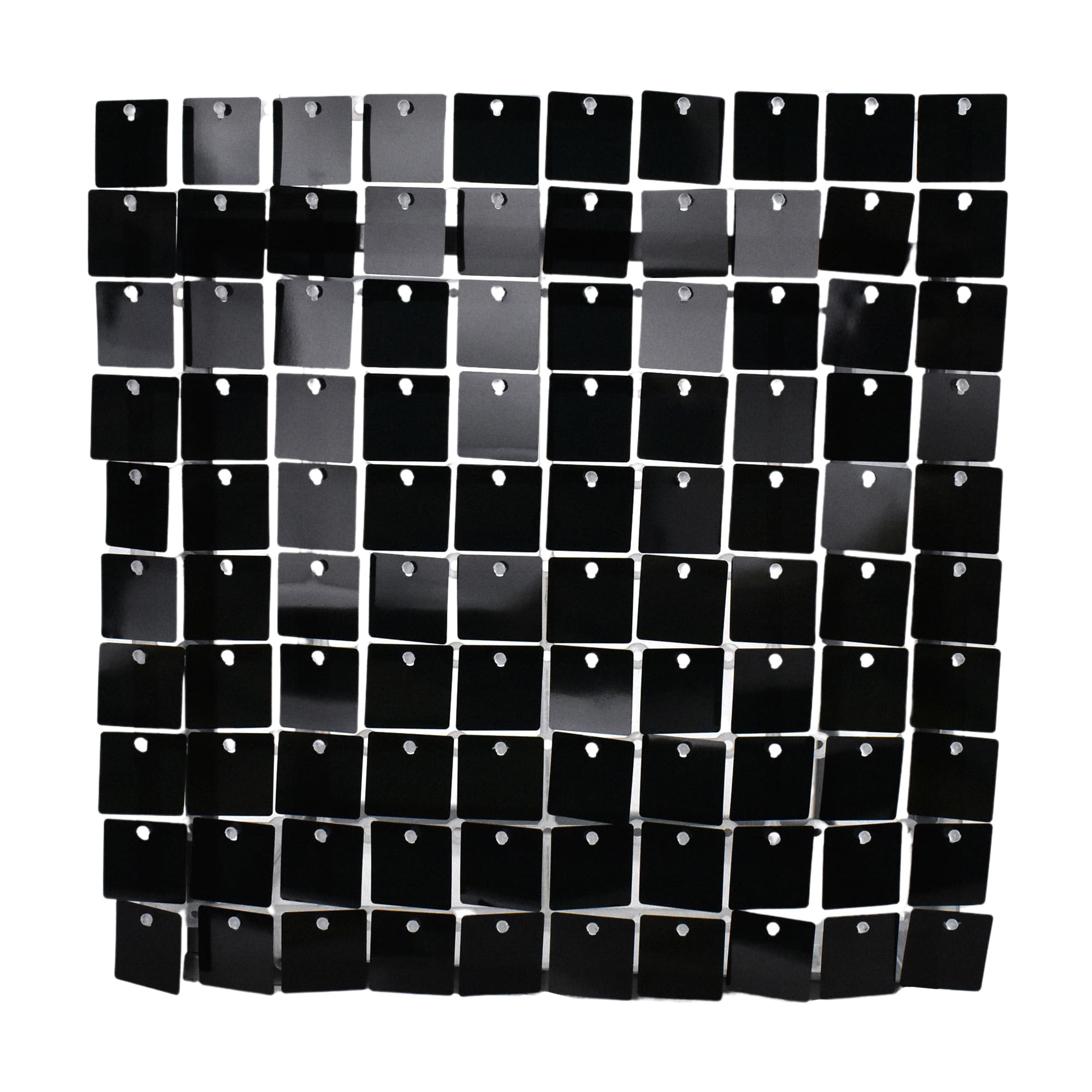 Shimmer Sequin Backdrop Wall Panel, 12-inch, Black - Walmart.com