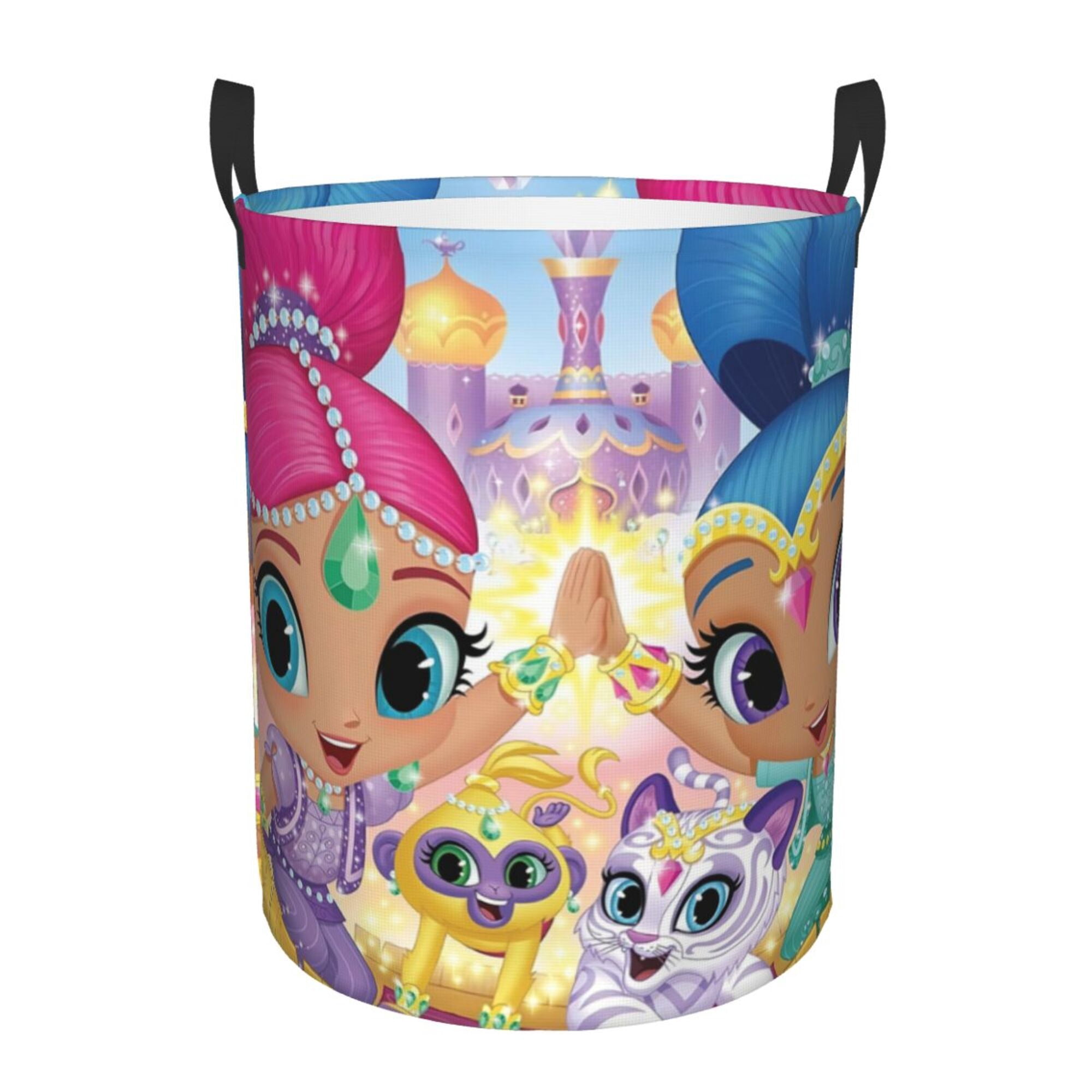 Shimmer and Shine Laundry Hamper Basket, Waterproof Collapsible ...