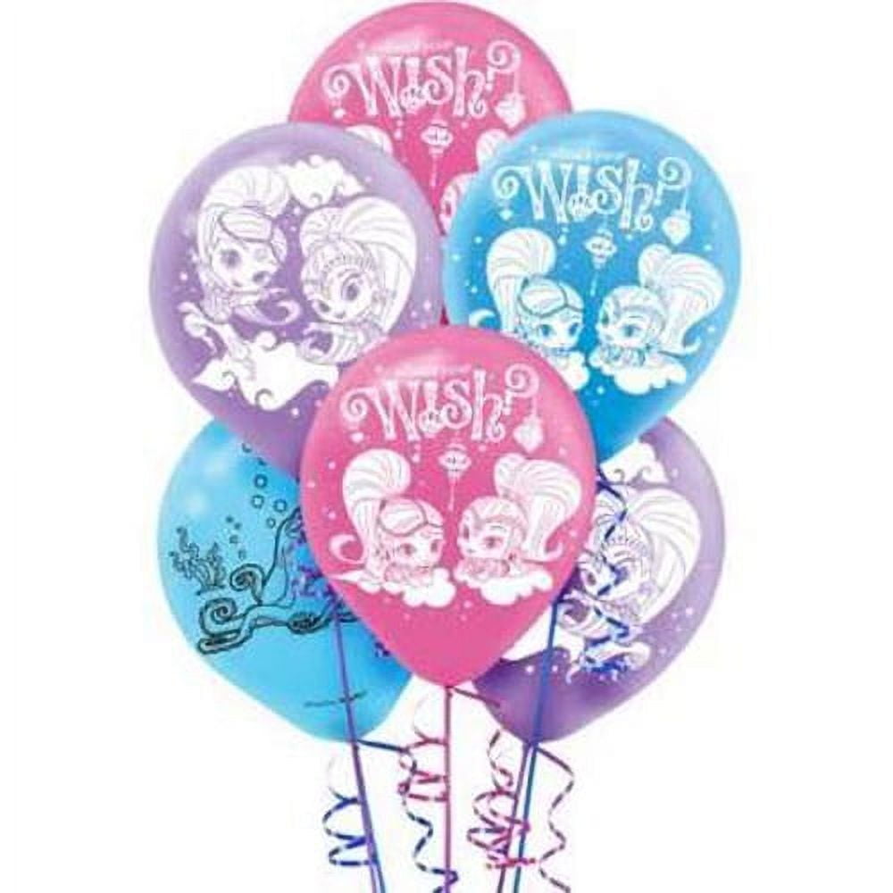 Shimmer & Shine Nick Jr Cartoon Kids Birthday Party Decoration Latex ...