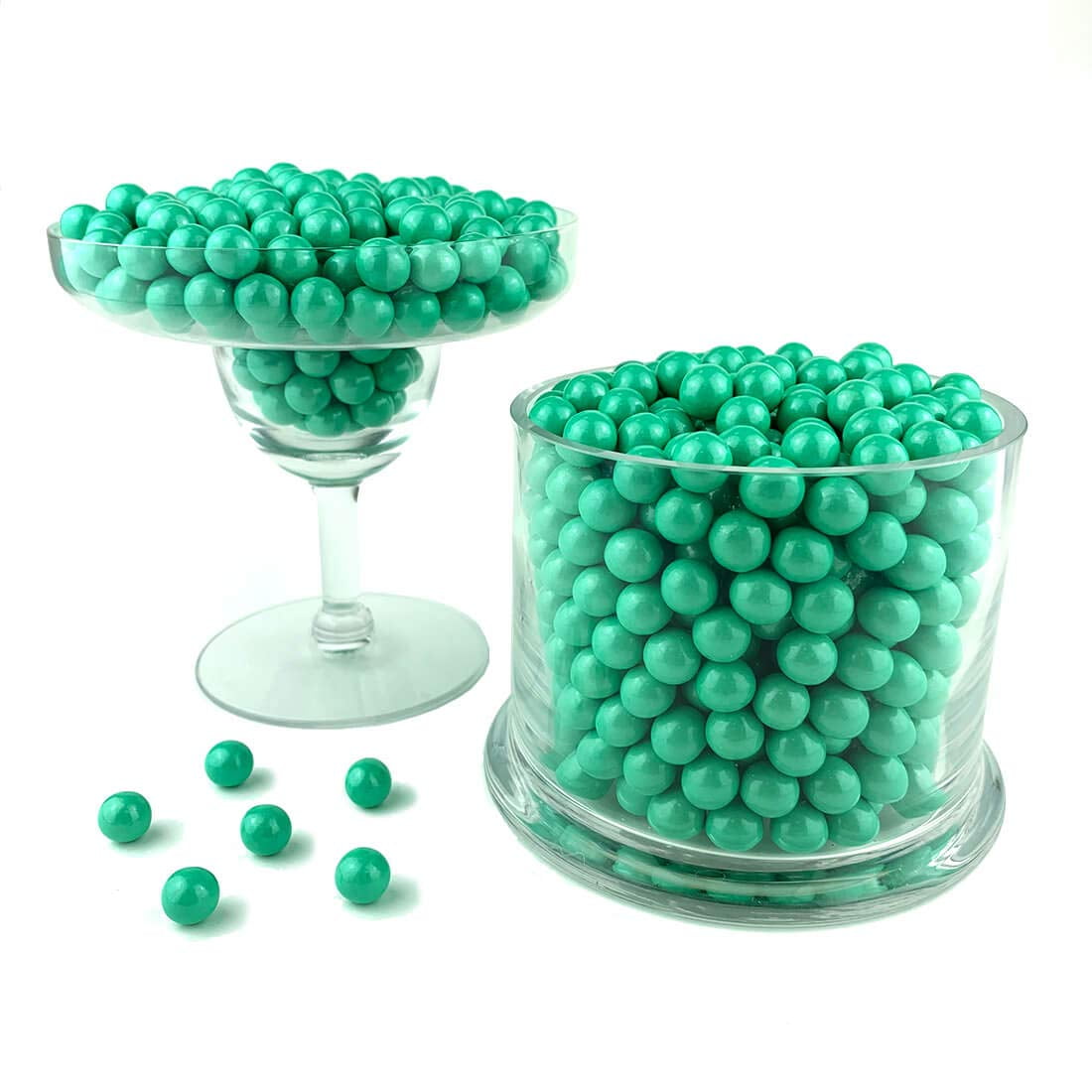 Shimmer Turquoise Sixlets - Bulk Decorative Candies for Parties ...