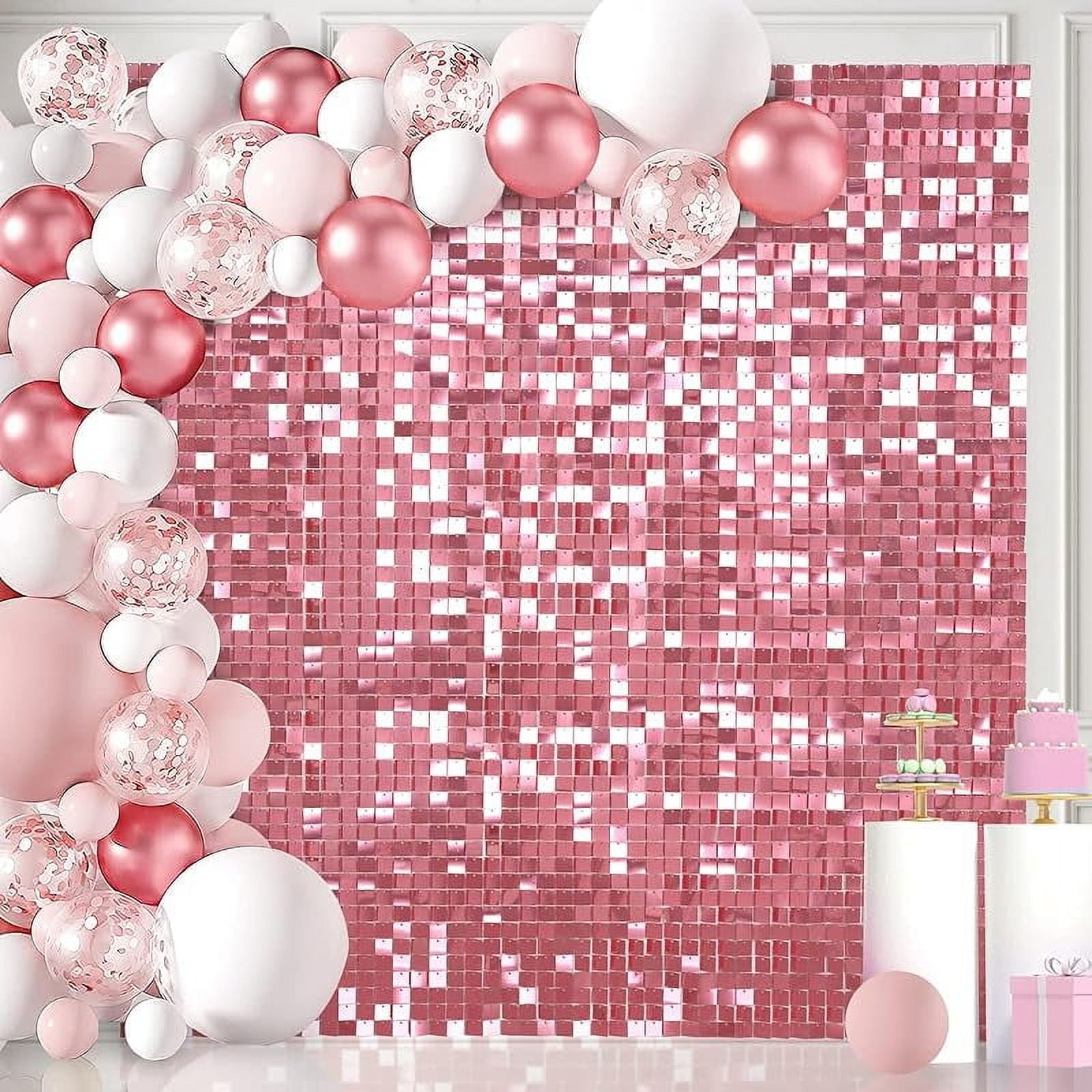 Shimmer Wall Backdrop 36 Panels Silver Sequin Backdrop Panels 6FTx6FT ...