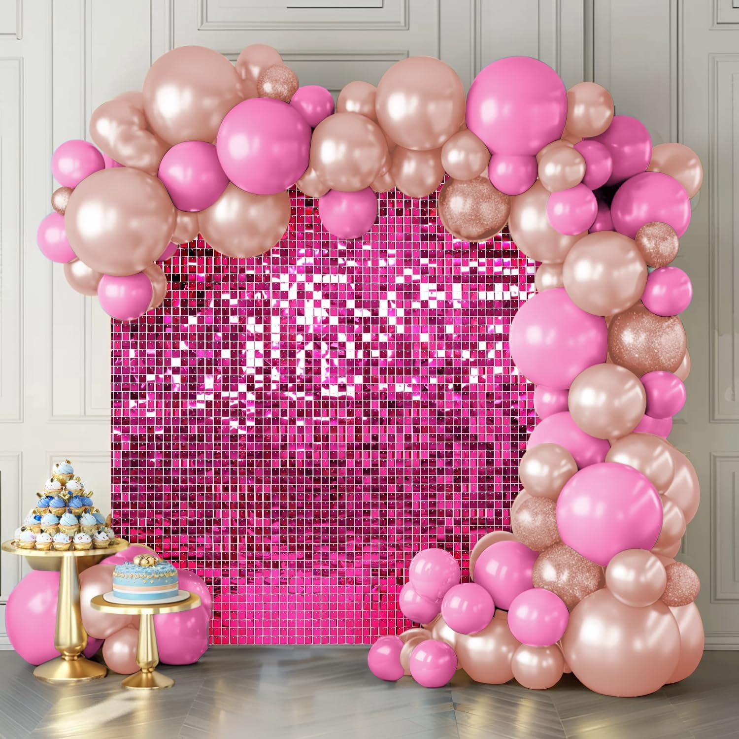 Shimmer Wall Backdrop Wall Panels Square Sequin Shimmer Wall Backdrop ...