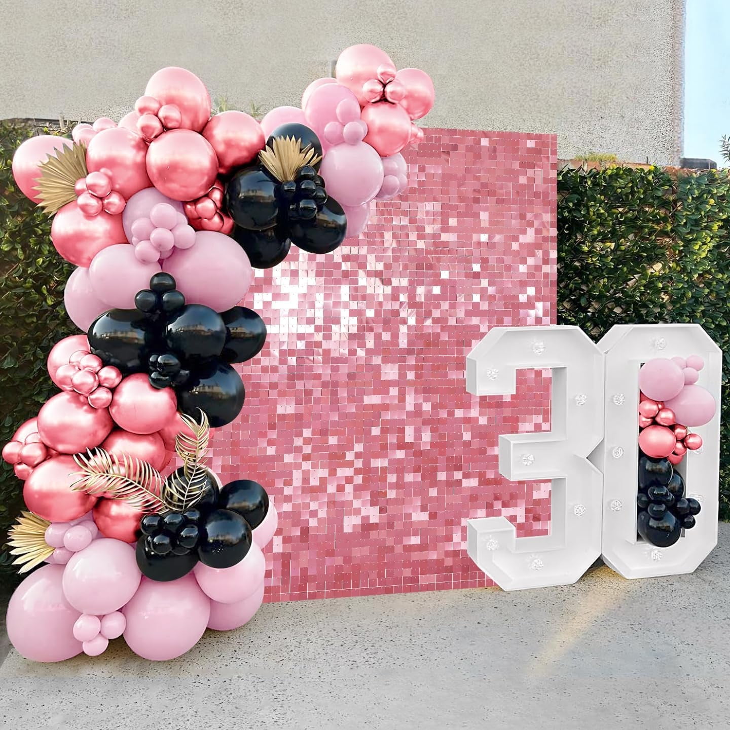 Shimmer Wall Panel Sequin Wall Backdrop Halloween Backdrop Pink ...