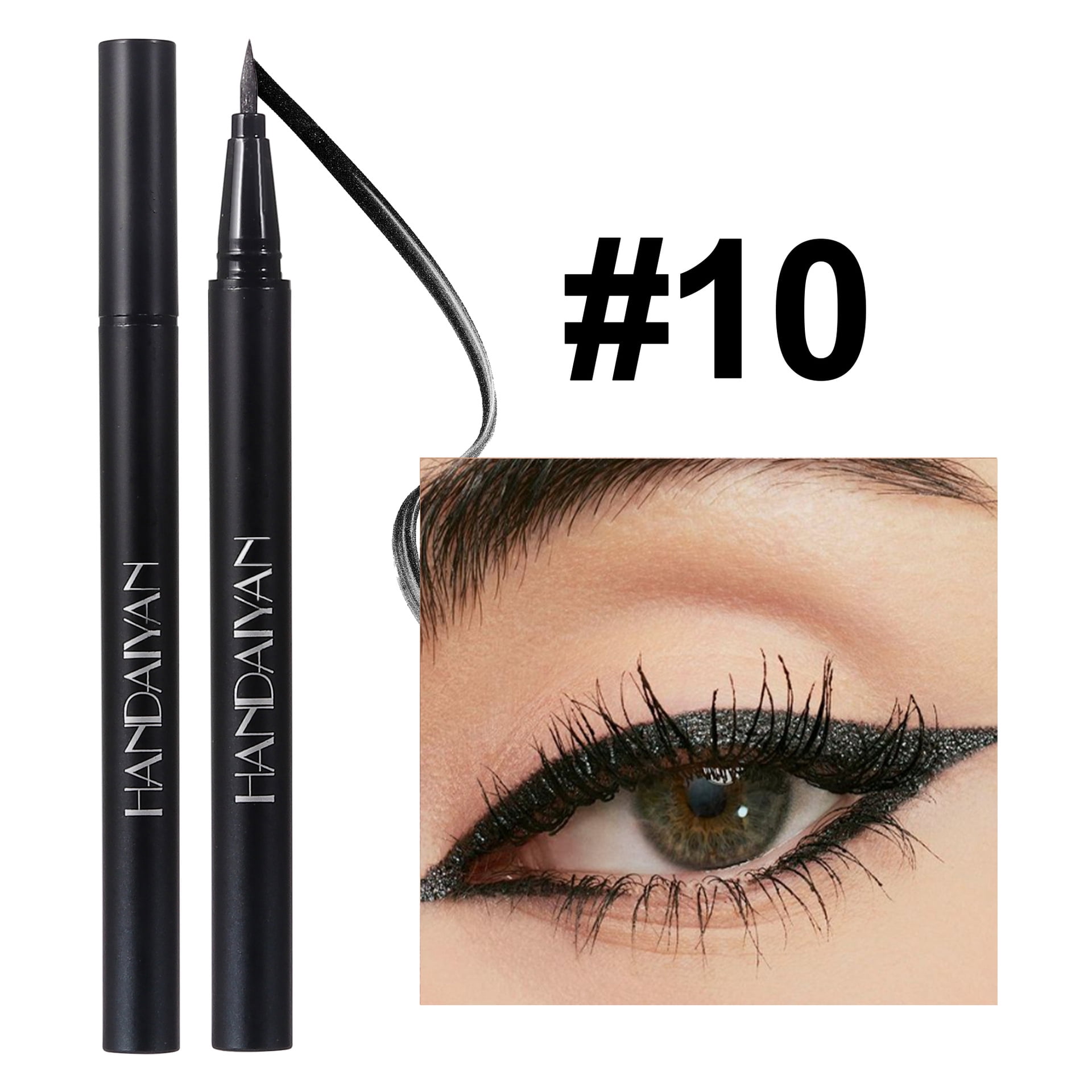 Shimmer Waterproof Eyeliner Pen: Ultra-Fine, Long-Lasting, Smudge-Proof ...