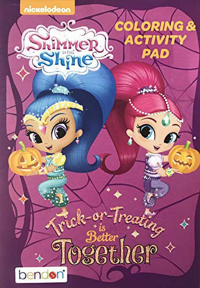 Shimmer and Shine Mini Coloring & Activity Pad Trick-or-Treating is ...