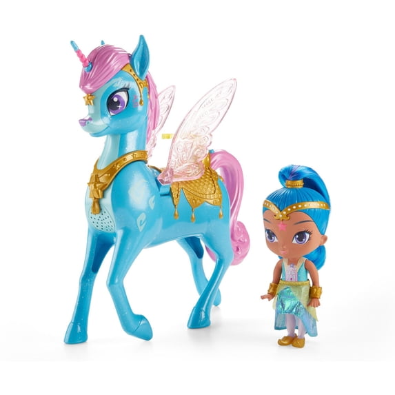 Shimmer and Shine, Genie Shine & Magical Flying Zahracorn Dolls Toys ...