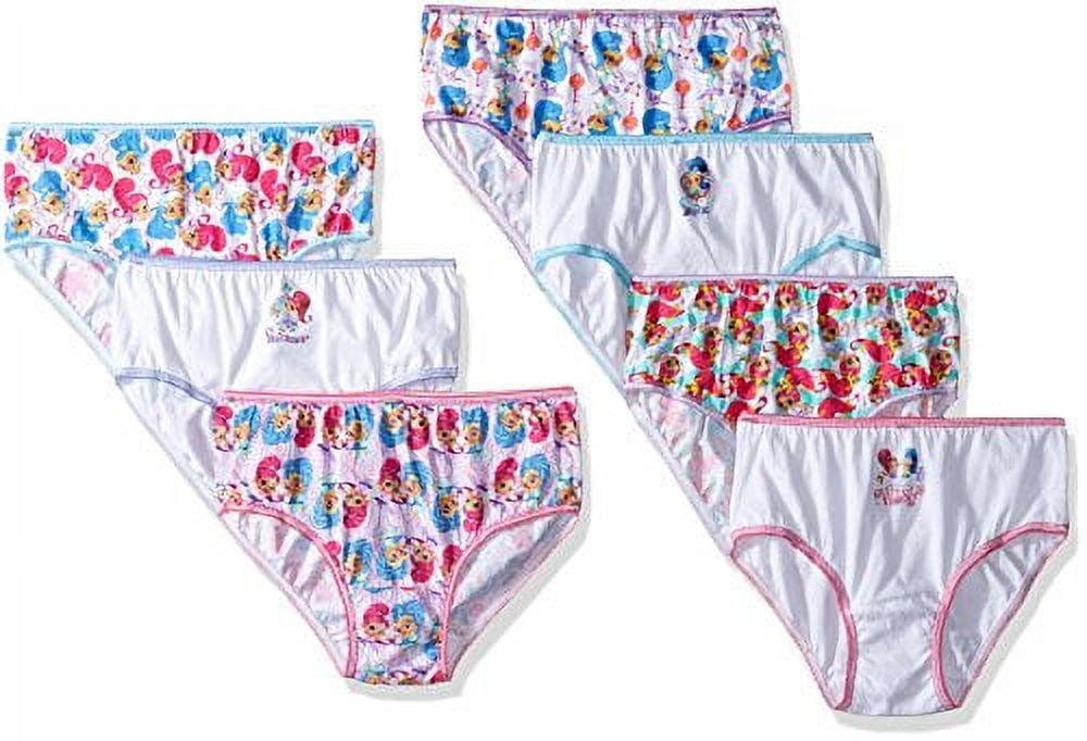 Nickelodeon's Shimmer and Shine, Cotton Panties 7 Pack for Little & Big ...