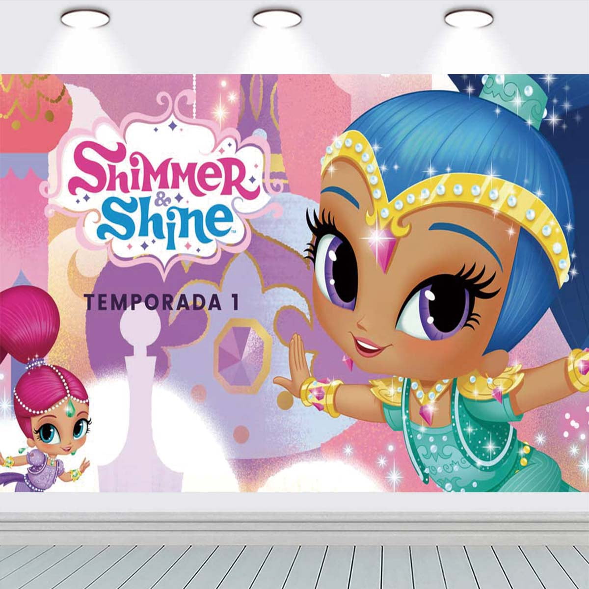 Shimmer and Shine school Backdrop Background Banner Birthday Party ...