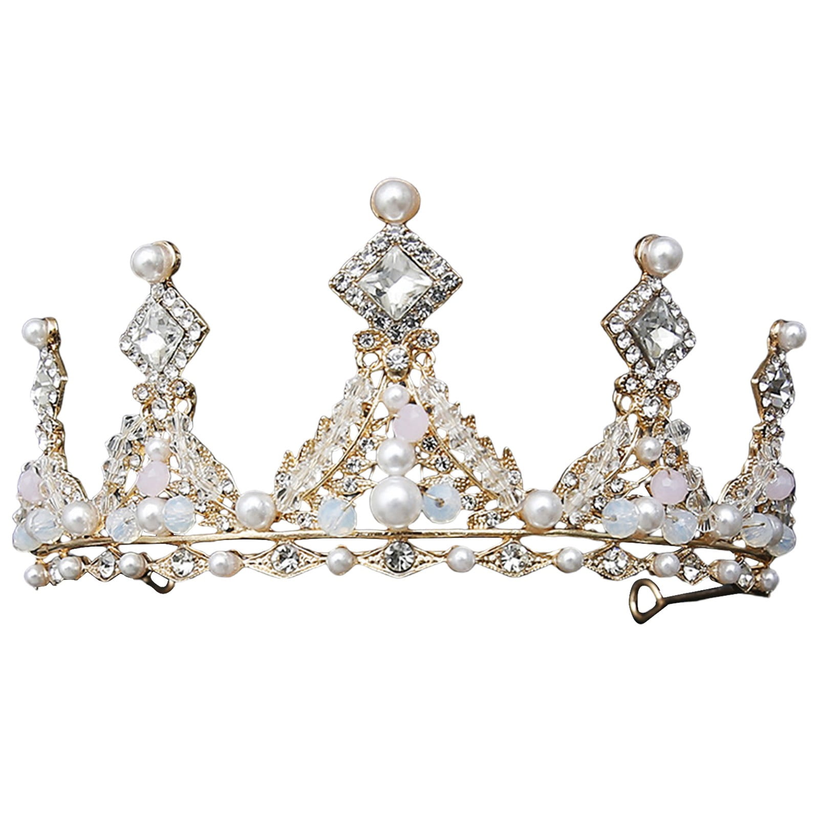 Shimmering Crown, Queen Crown, Silver Dazzling Rhinestone Crown, Tiaras ...