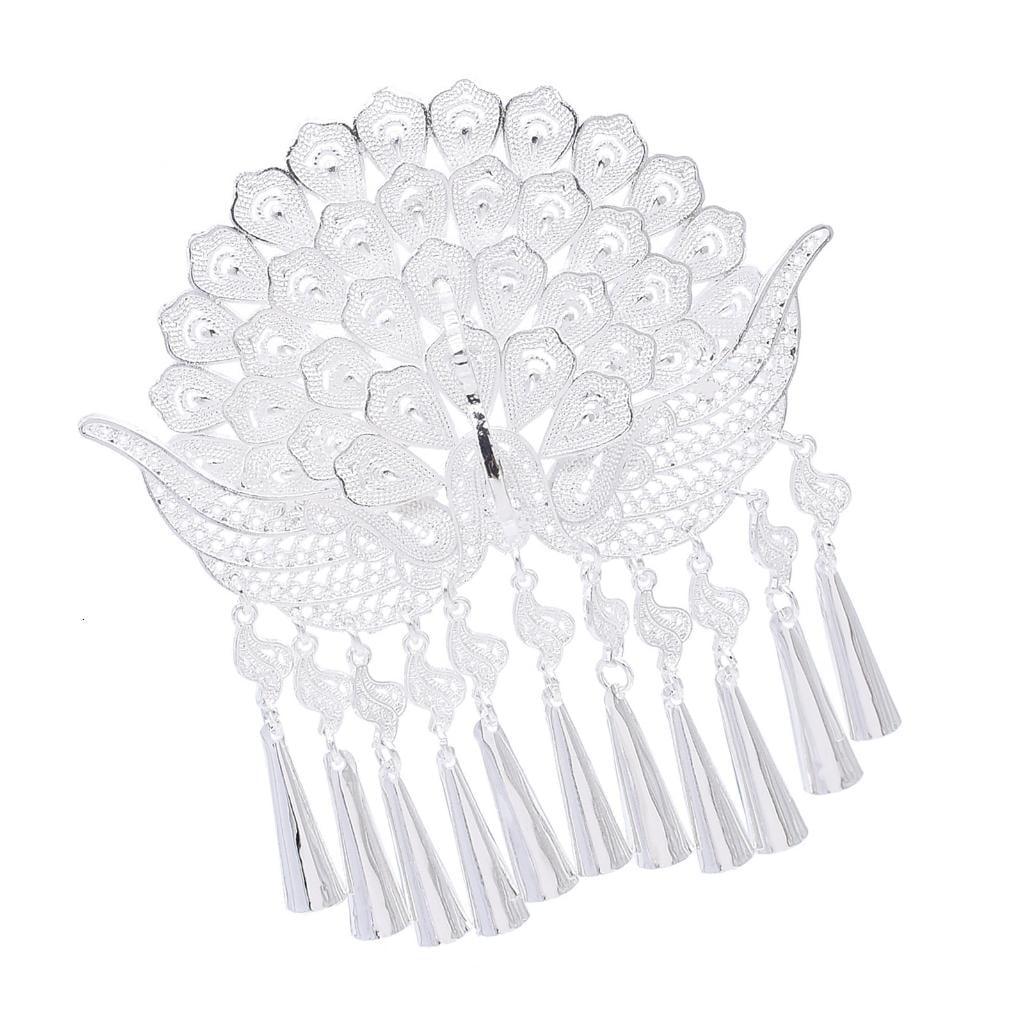 Shimmering Fringe Hair Comb Eye-catching Forehead Sparkling Hair ...