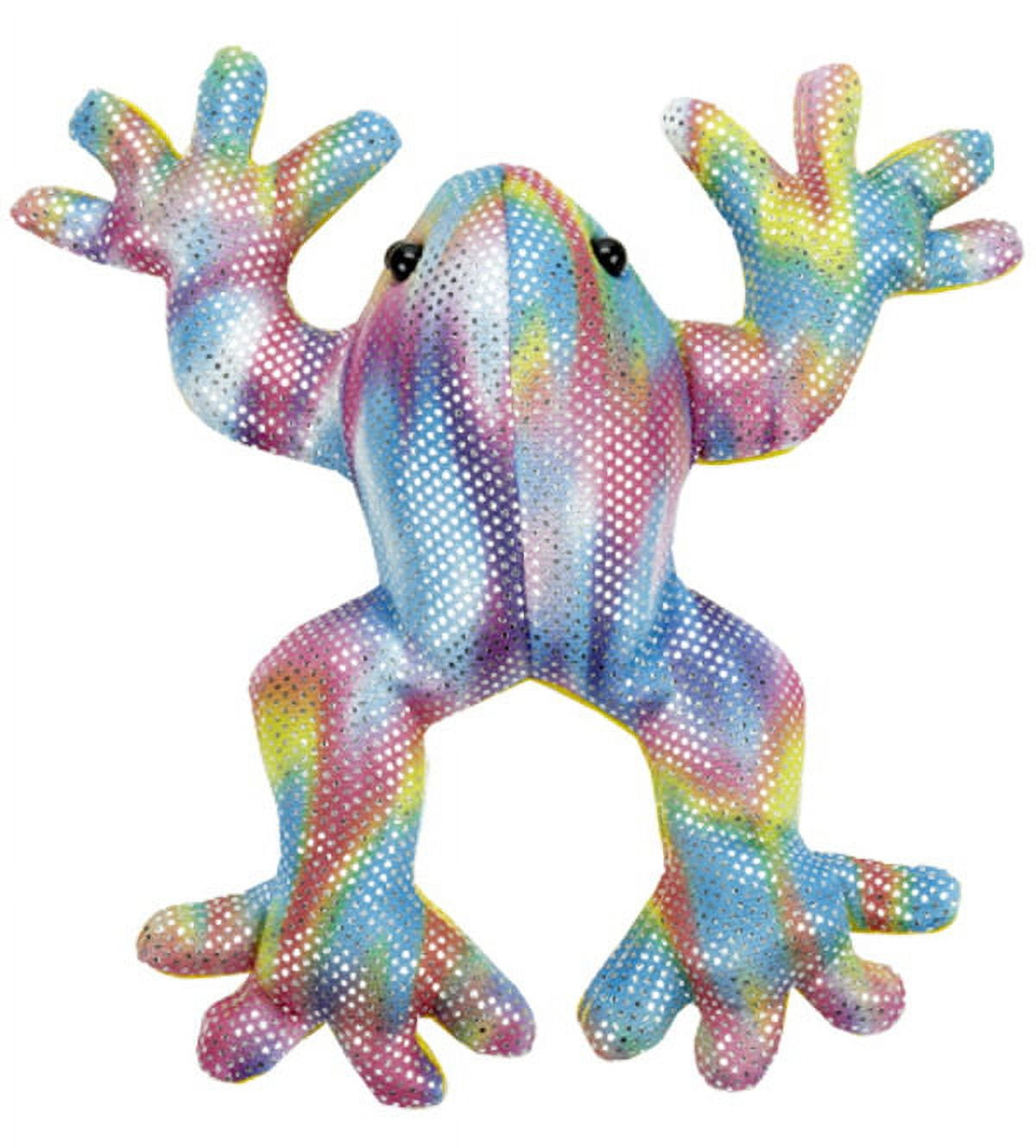 Shimmering Rainbow Colored Bean Bag Rainforest Frog - By Ganz - Walmart.com