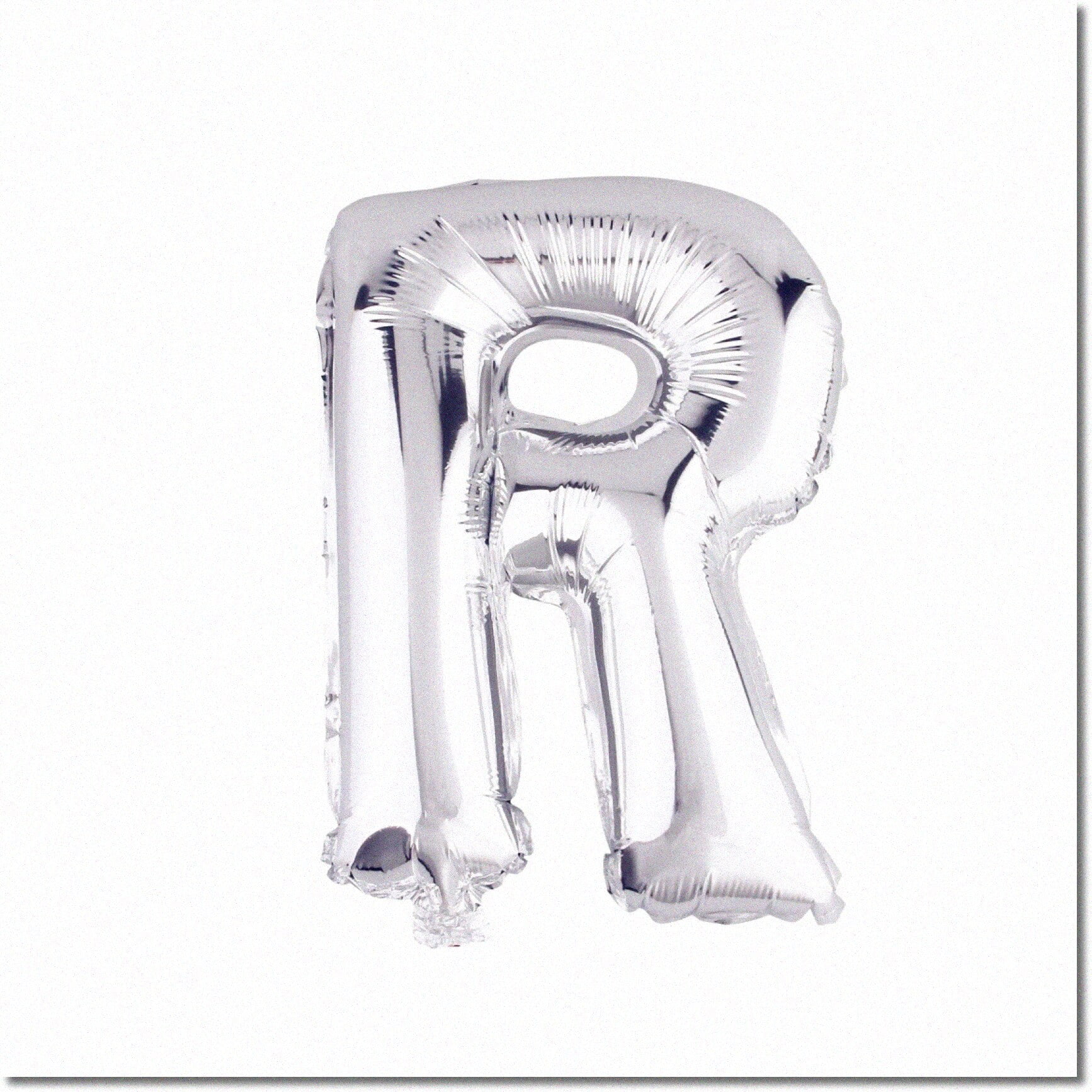 "Shimmering Silver 32" F Balloon Letters & Numbers - Perfect for ...