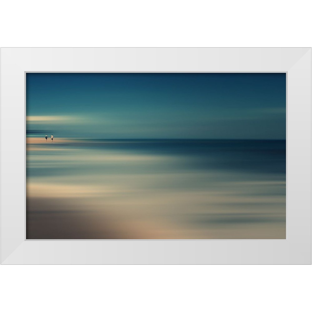 Shin, Cie 24x17 White Modern Wood Framed Museum Art Print Titled - Not ...