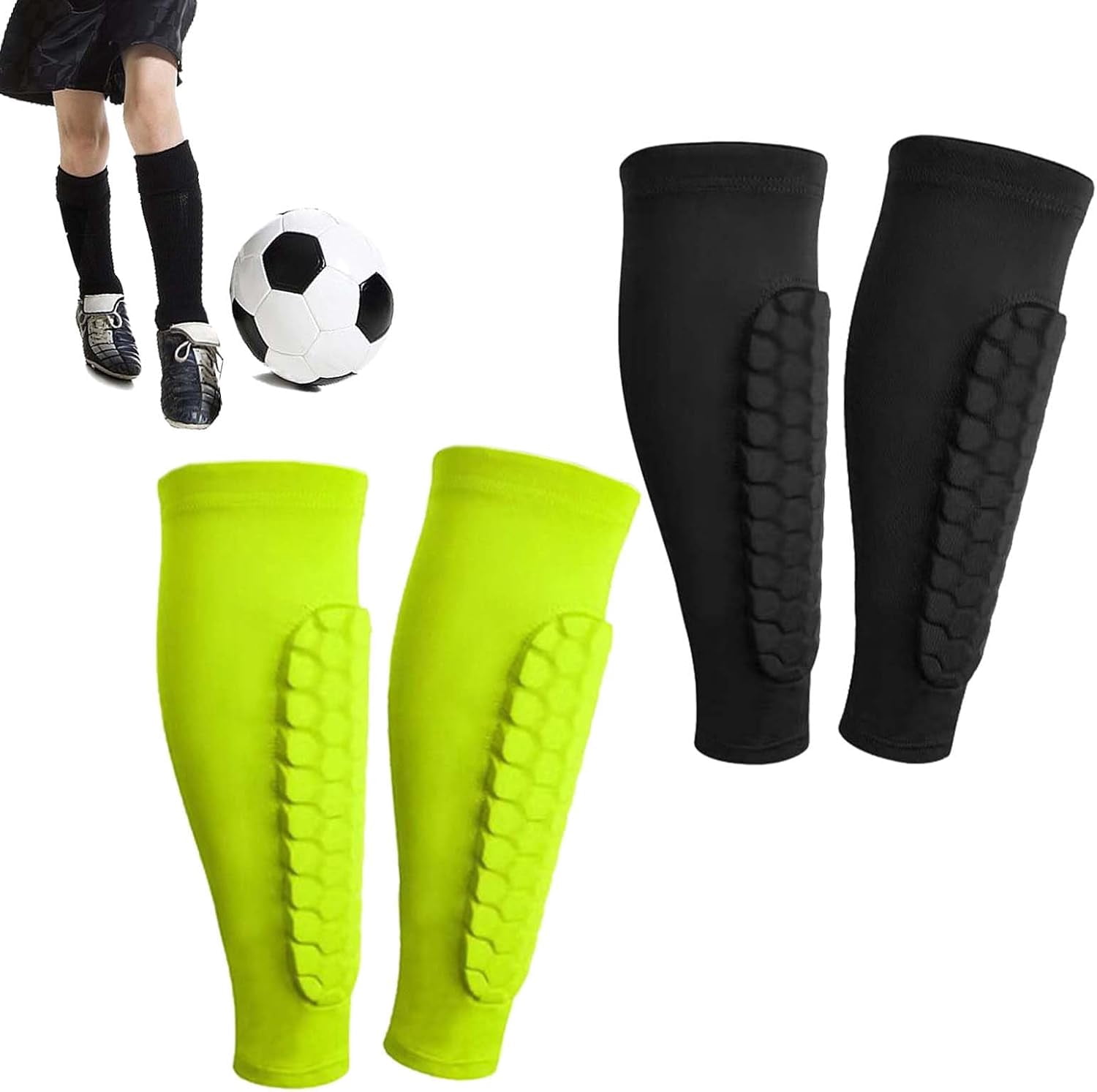 Shin Defender Shin Guards Kids 2 Pair, 2025 New Shindefender Shin ...