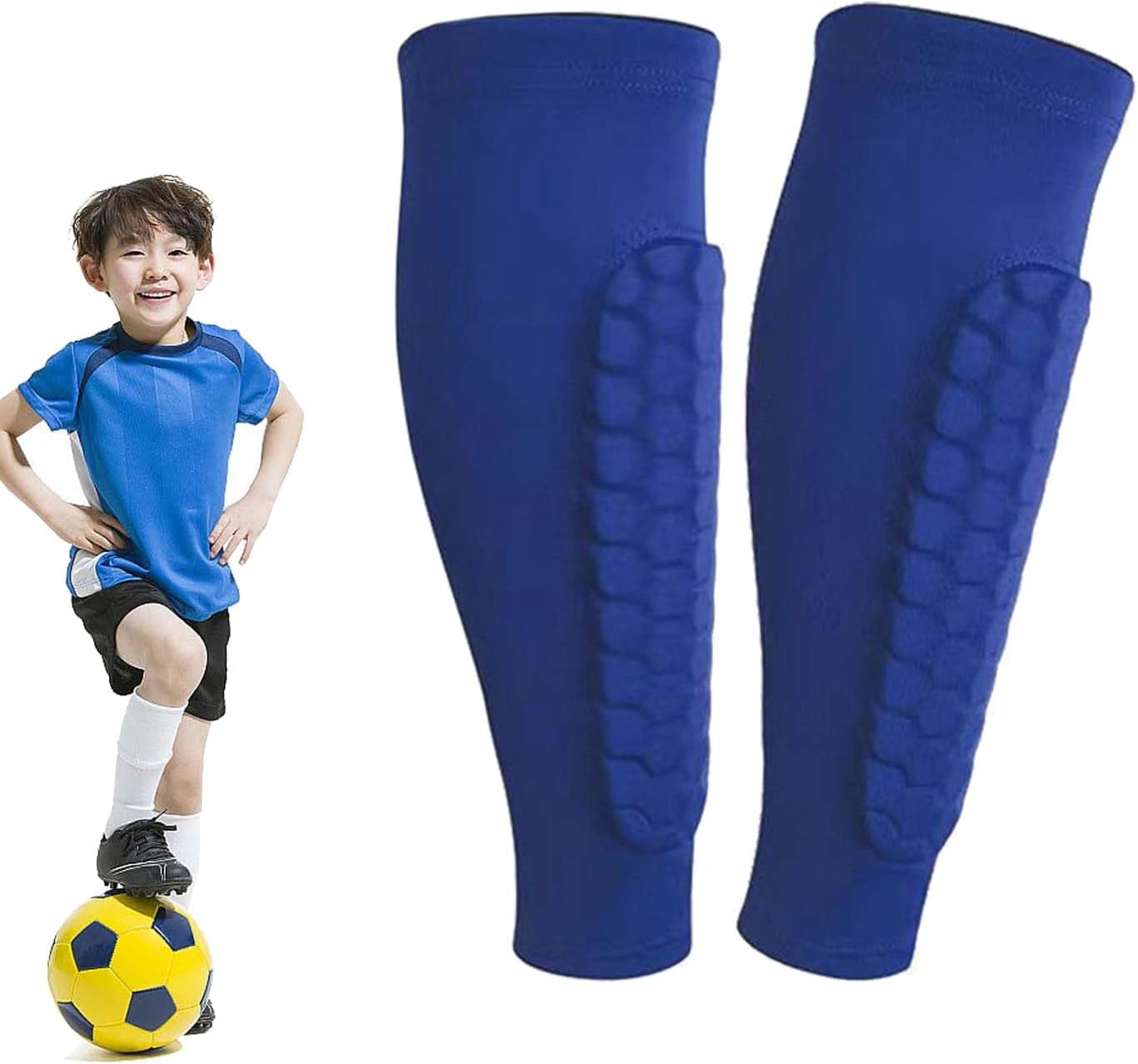 Shin Defender Shin Guards Kids 2 Pair, Shindefender Shin Guards Soccer ...
