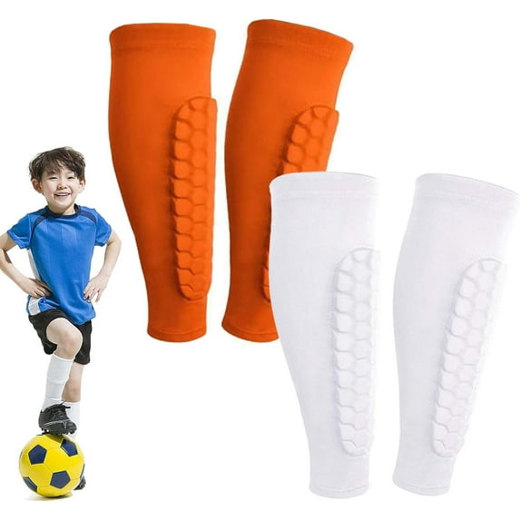 Shin Defender Shin Guards Kids 2 Pair, Shindefender Shin Guards Soccer ...