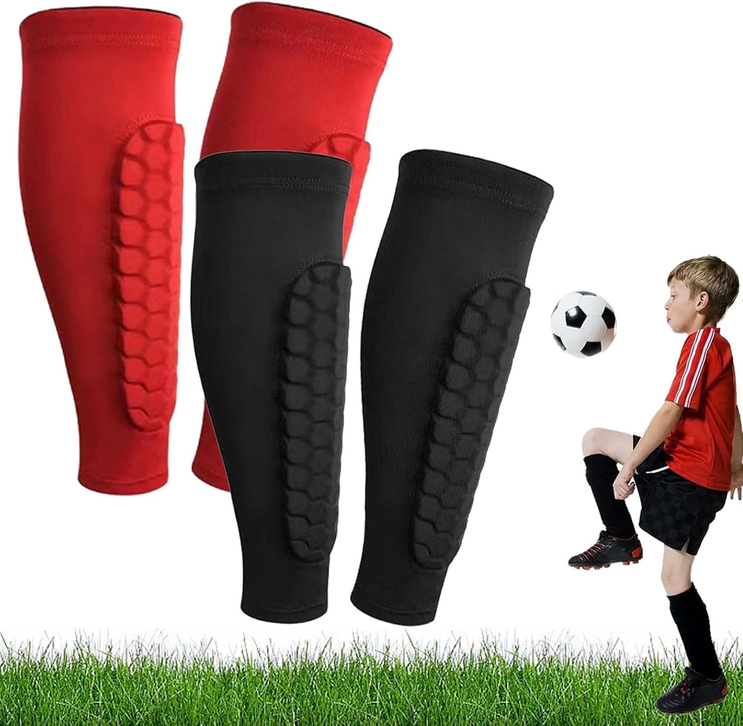 Shin Defender Shin Guards Kids, 2025 New 2/3 Pack Shindefender Shin ...