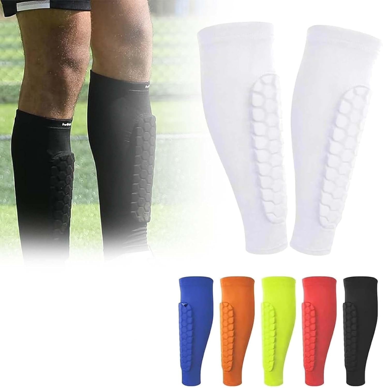 Shin Defender Shin Guards Kids, Shindefender Shin Guards Sleeves, for ...